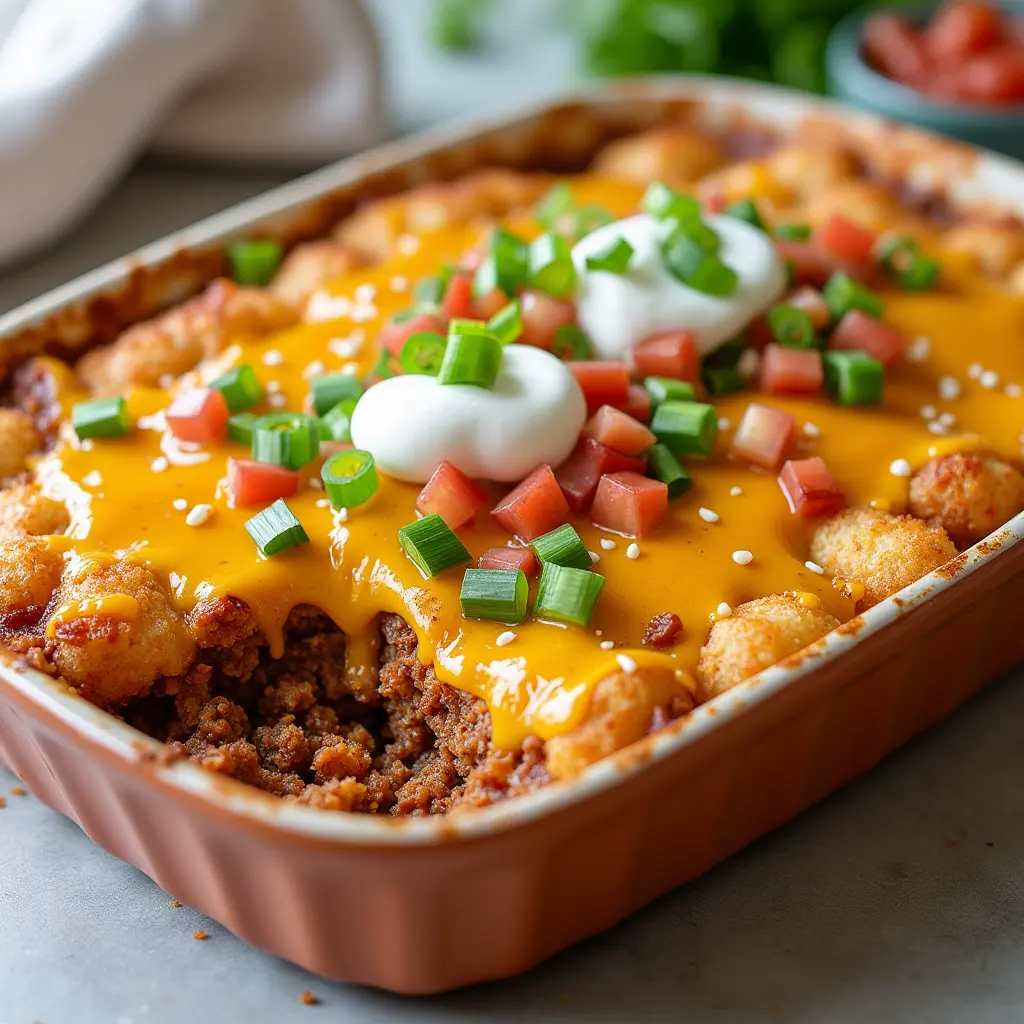 How to Make a Delicious Taco Tater Tot Casserole