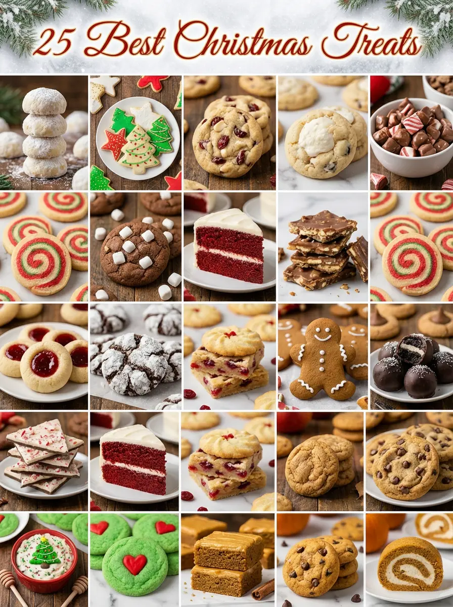 25 Best Christmas Treats (Cookies, Candy & Cakes)