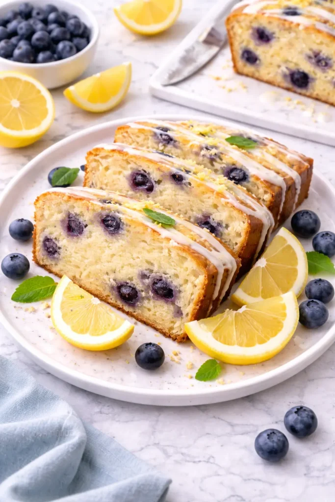 Irresistible Blueberry Lemon Cake With Zesty Glaze