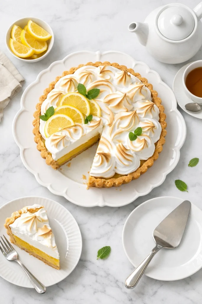 Irresistible Lemon Meringue Pie Recipe With Fluffy Golden Topping