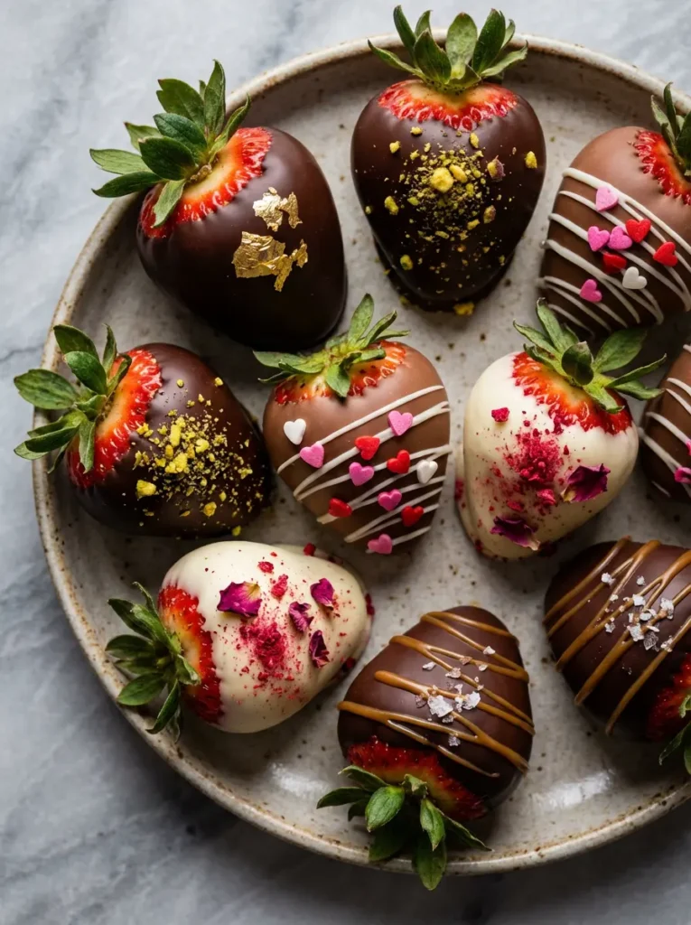 Perfect Valentine's Day Chocolate Covered Strawberries Recipe