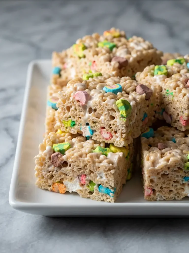 Magical Lucky Charms Rice Crispy Treats (Easy No-Bake Recipe!)